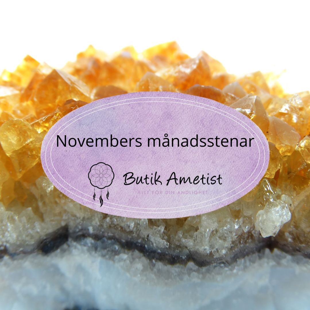 Novembers månadsstenar – Butik Ametist